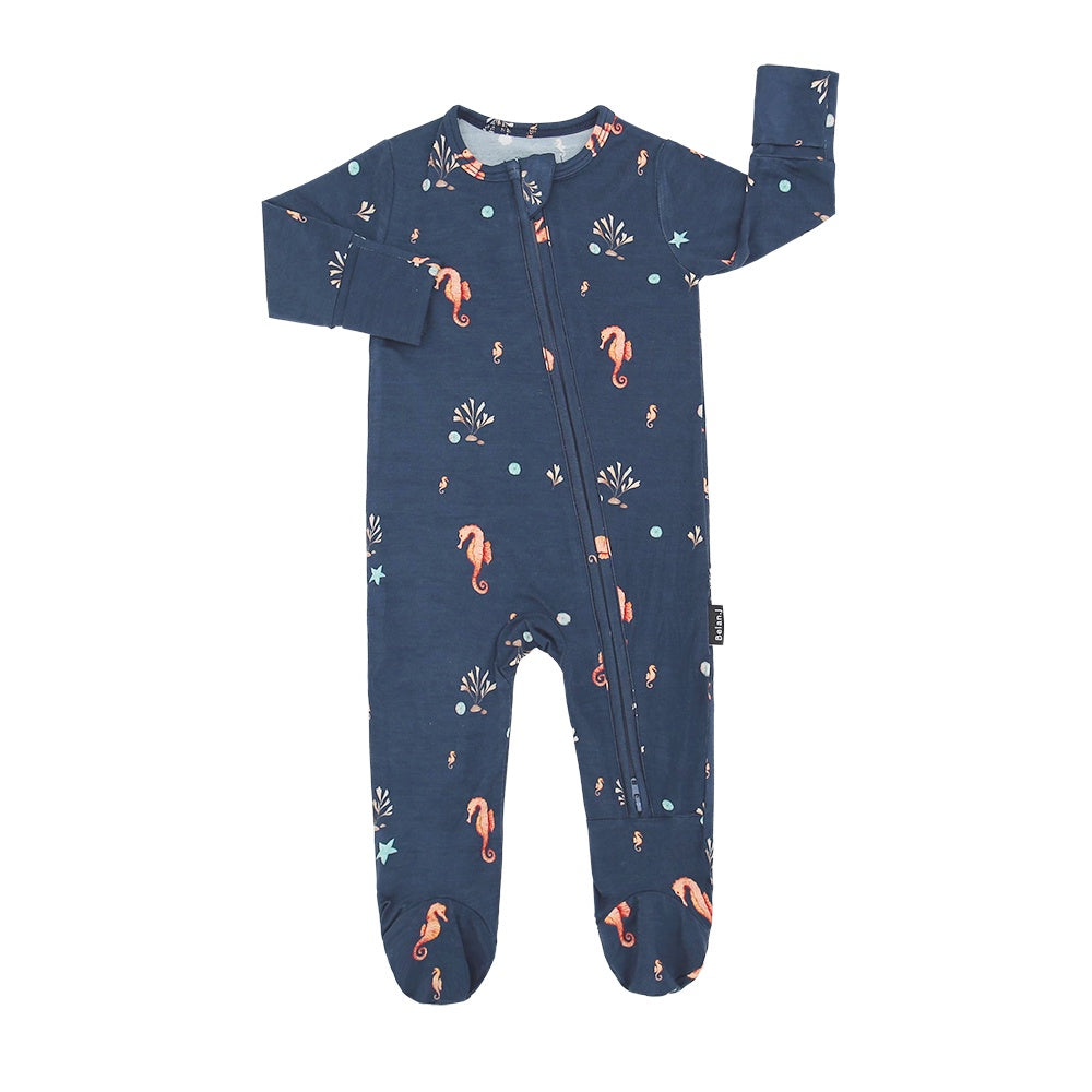 Footed Zipper Sleeper - Seas the Night – The Fresh Wife Collective